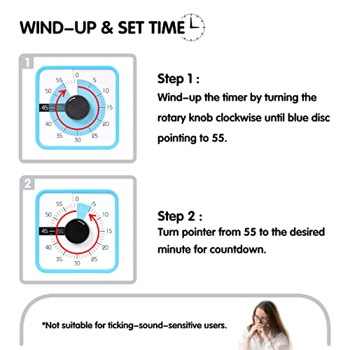 TWENTY5 SEVEN Countdown Timer 7.5 inch; 60 Minute 1 Hour Visual Timer ... TWENTY5 SEVEN Countdown Timer 7.5 inch; 60 Minute 1 Hour Visual Timer ...